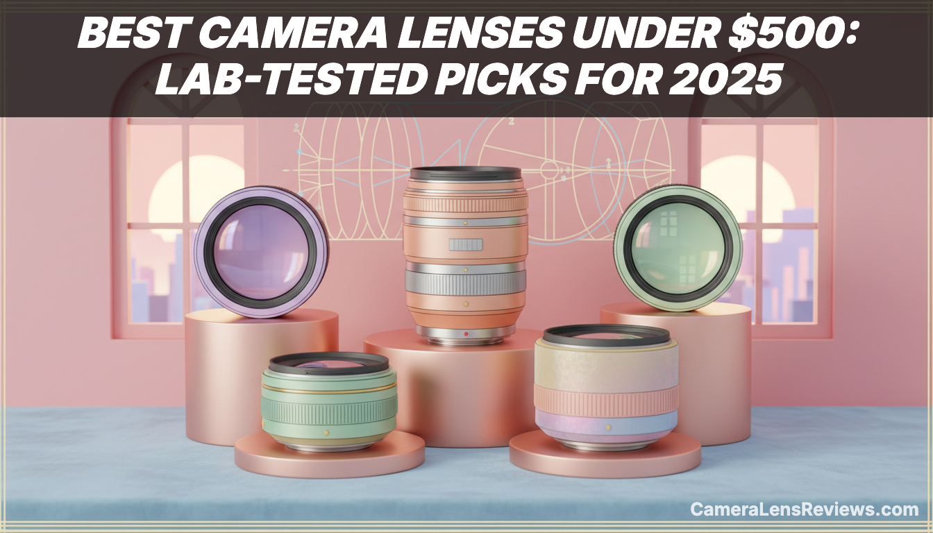 Best Camera Lenses Under $500 (2026) - Sony, Canon, Nikon & Fujifilm